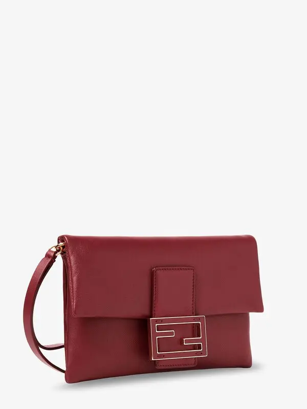 Fendi Mamma Baguette Leather - Red