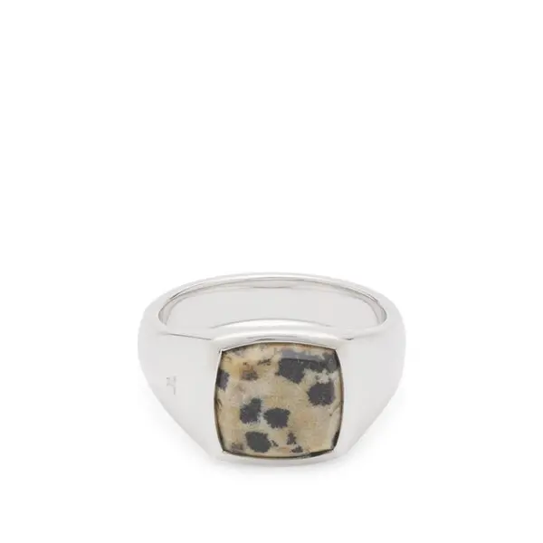 Tom Wood Kay Leopard Jasper Ring - Silver