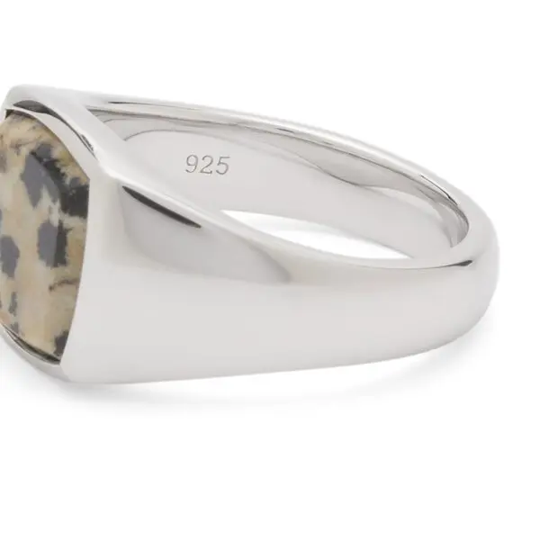 Tom Wood Kay Leopard Jasper Ring