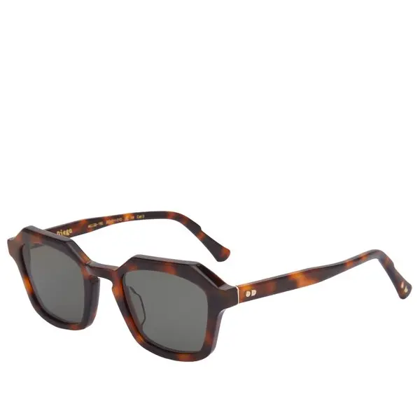 OSCAR DEEN Diego Sunglasses - Tortoise Shell/green