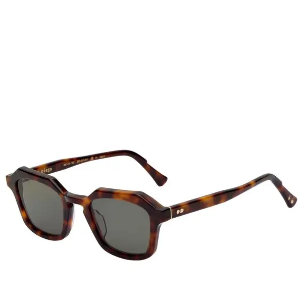 OSCAR DEEN Diego Sunglasses - Tortoise Shell/green