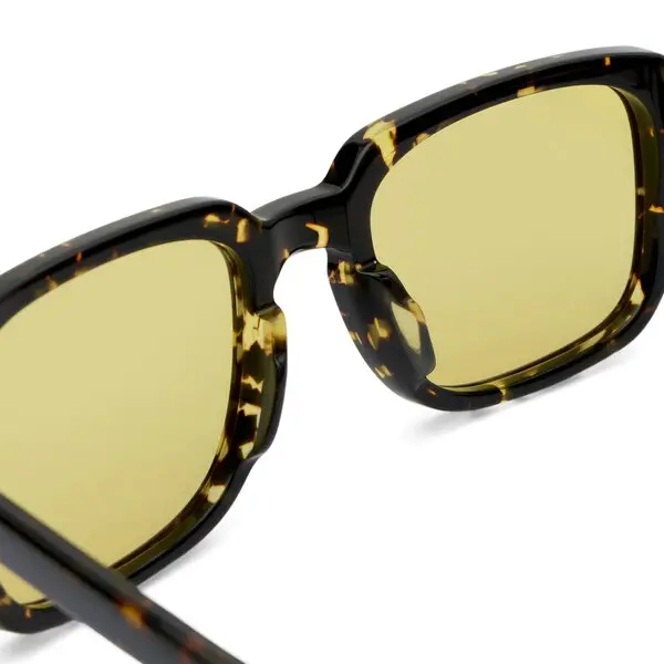 OSCAR DEEN Nelson Rectangular Sunglasses - Ember/yellow