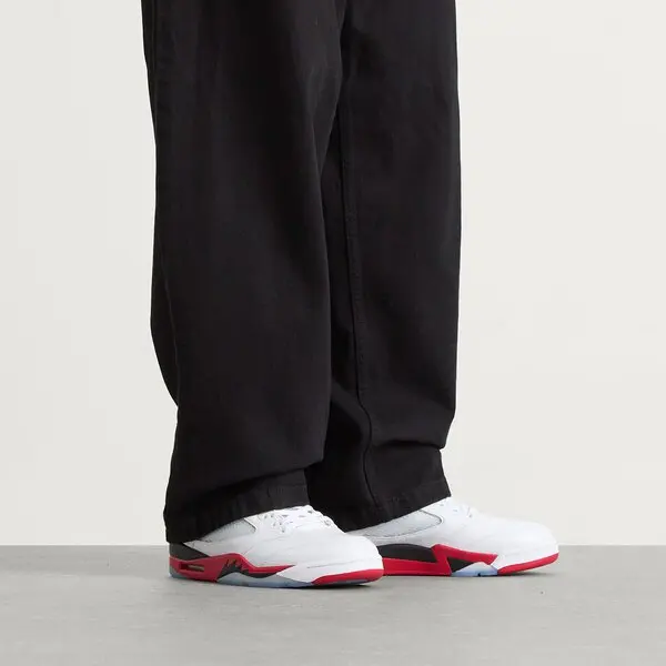 JORDAN 5 Retro Og Sneaker - White/red/black