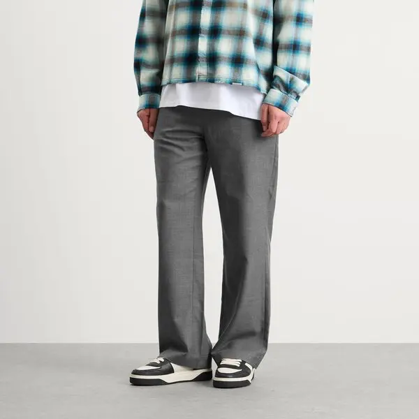 REPRESENT Wool Straight Leg Pant - Grey