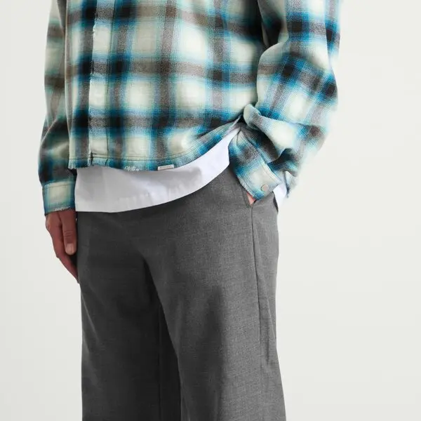 REPRESENT Wool Straight Leg Pant - Grey