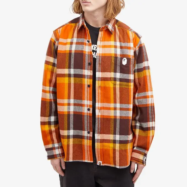 A BATHING APE Checked Overshirt