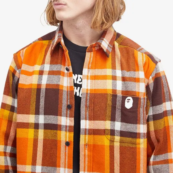 A BATHING APE Checked Overshirt