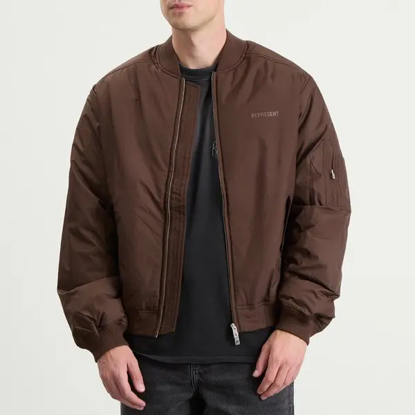 REPRESENT Smart Bomber Jacket - Nero