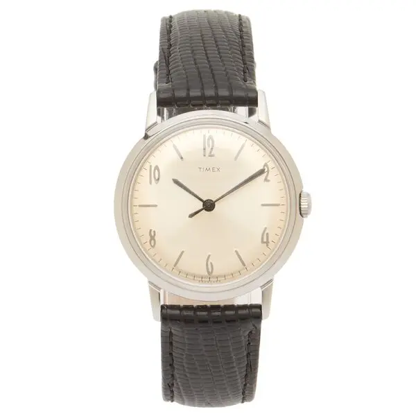 TIMEX Marlin Hand-wound Watch - Black/silver
