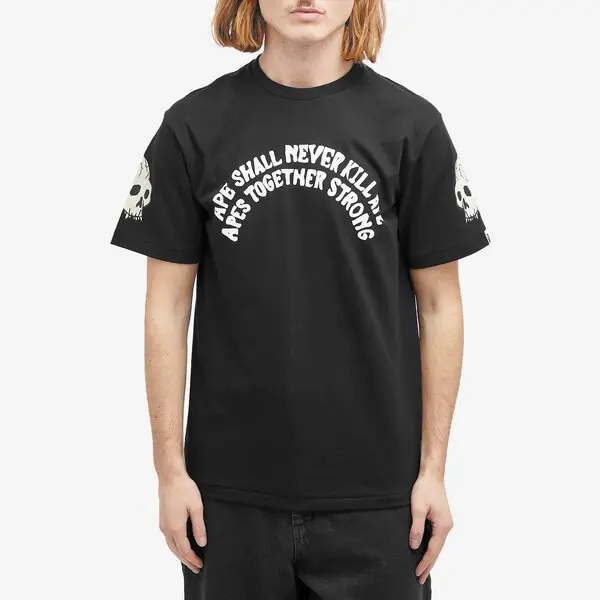 A BATHING APE Souvenir Skull Team T-shirt