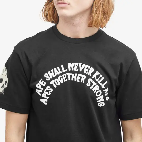 A BATHING APE Souvenir Skull Team T-shirt