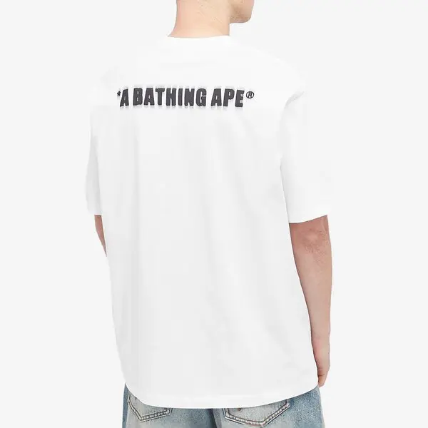 A BATHING APE Pixel Ape Head T-shirt