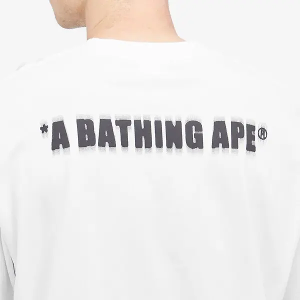 A BATHING APE Pixel Ape Head T-shirt