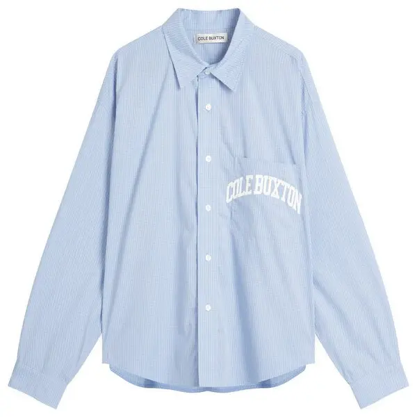COLE BUXTON Pyjama Shirt - Blue