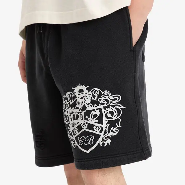 COLE BUXTON Distressed Collegiate Jersey Shorts