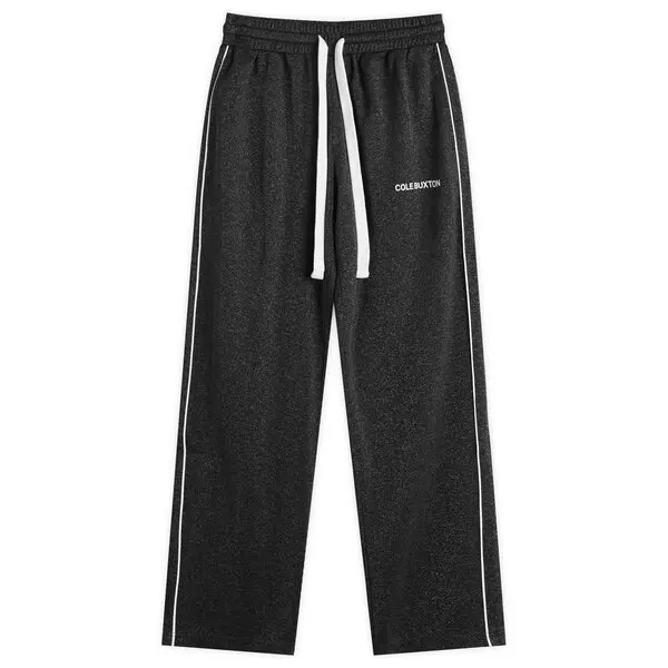 COLE BUXTON Glitter Piped Track Pant - Black