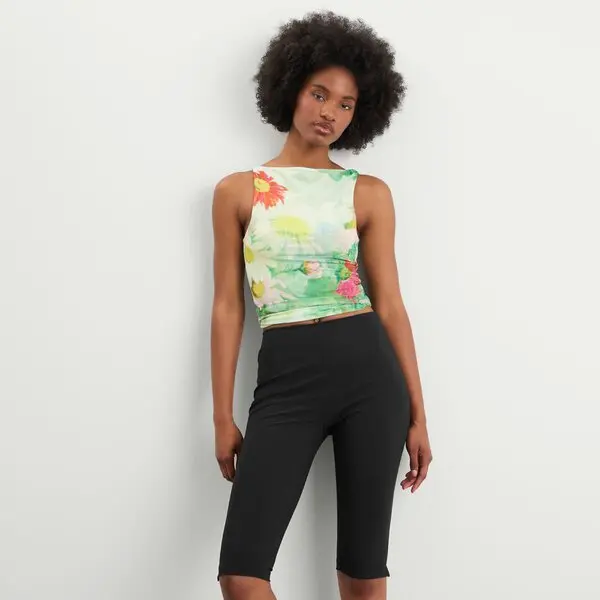 HOUSE OF SUNNY Cosmos Mesh Top