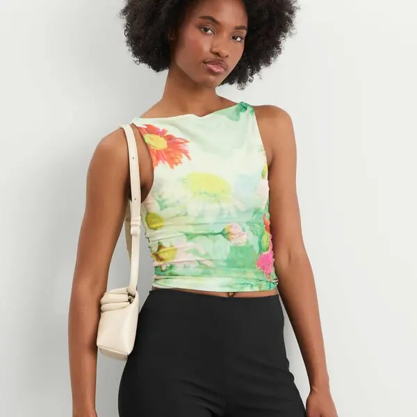 HOUSE OF SUNNY Cosmos Mesh Top