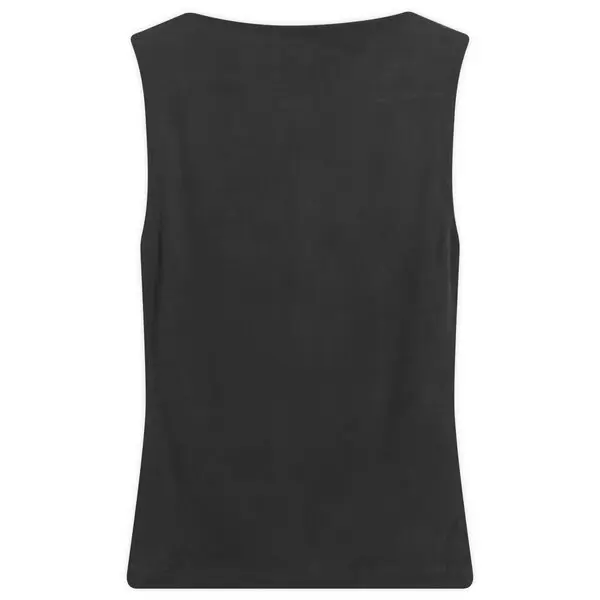 ST. AGNI Cupro Jersey Top - Black