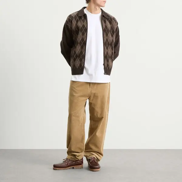 THISISNEVERTHAT Argyle Zip Knit Cardigan