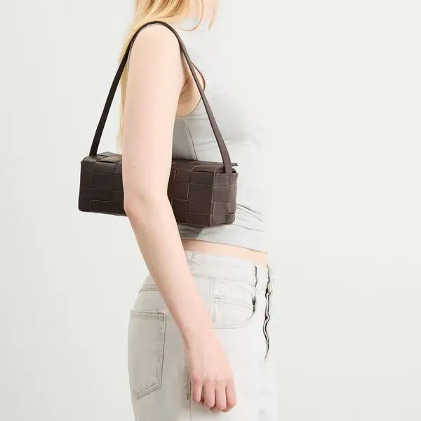 ST. AGNI Woven East West Bag