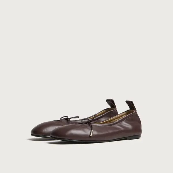 ALOHAS Rosalind Ballet Pumps - Brown