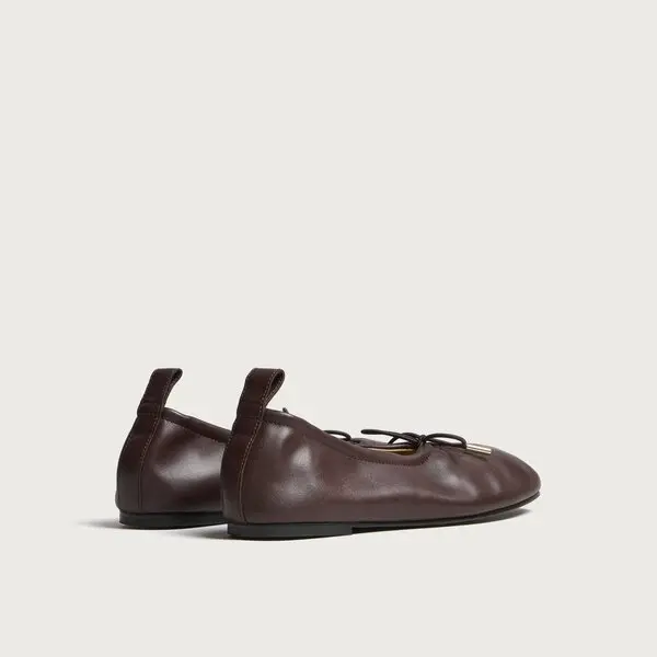 ALOHAS Rosalind Ballet Pumps - Brown