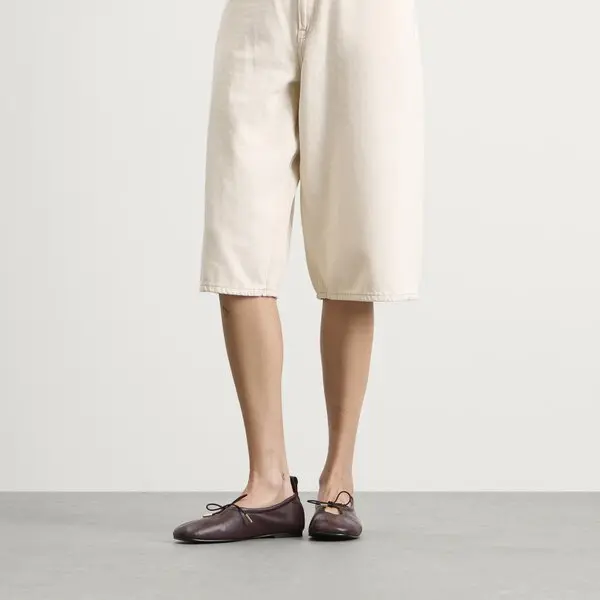 ALOHAS Rosalind Ballet Pumps - Brown