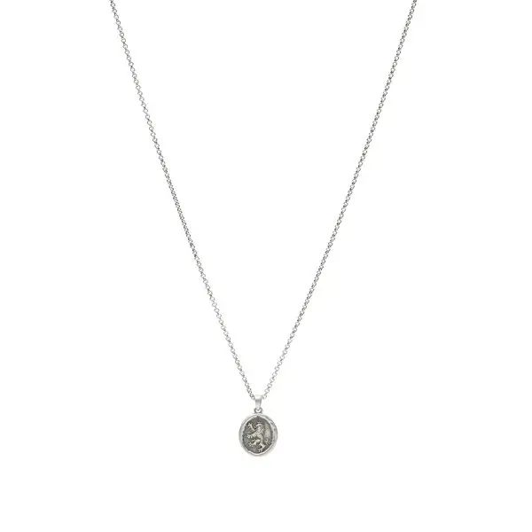 SERGE DENIMES Courage Pendant Necklace - Silver