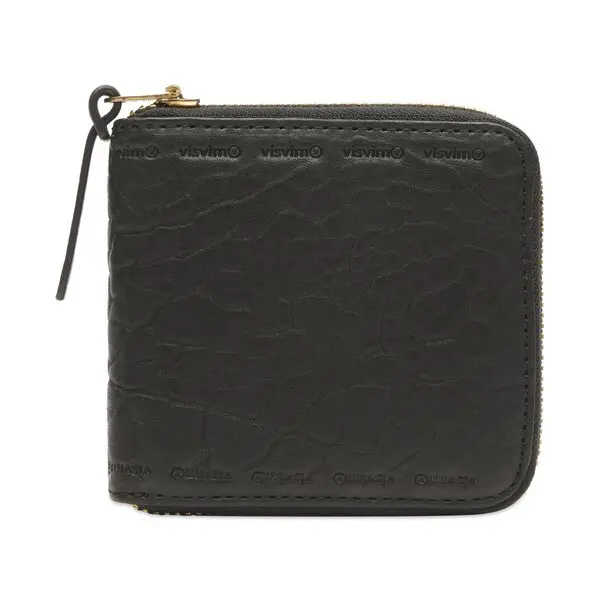 Visvim Leather Bi-fold Wallet - Black