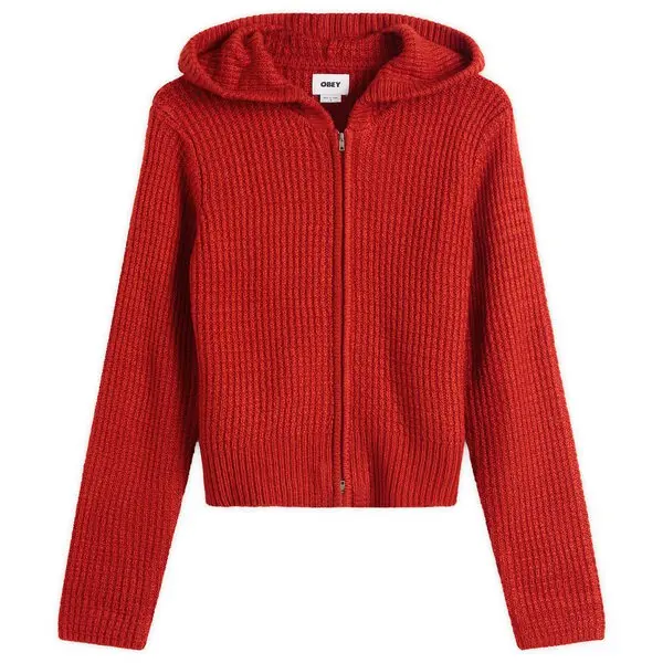 Obey Glenda Hood Zip Sweater
