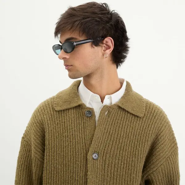 RETROSUPERFUTURE Vega Cat Eye Sunglasses - Black/blue