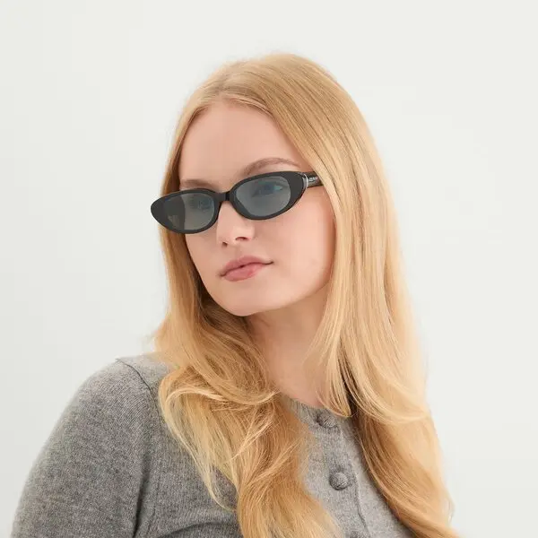 RETROSUPERFUTURE Vega Cat Eye Sunglasses - Black/blue