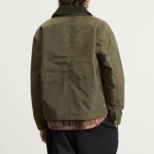 BRAIN DEAD Cropped Chore Jacket - Green