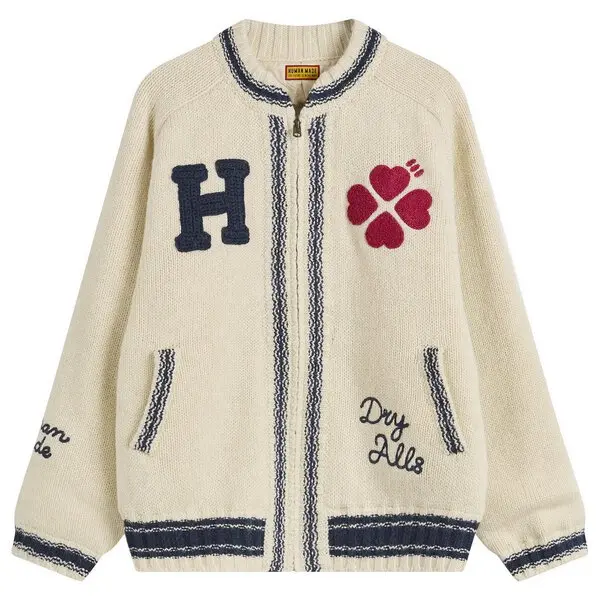 HUMAN MADE Zip-up Knit Cardigan