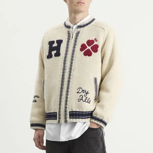 HUMAN MADE Zip-up Knit Cardigan