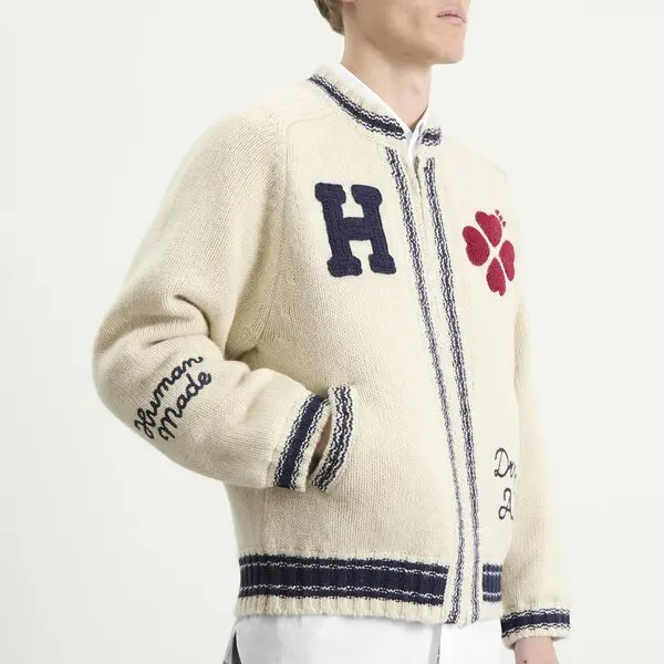 HUMAN MADE Zip-up Knit Cardigan