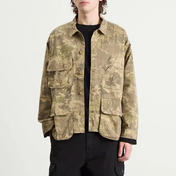 BRAIN DEAD Twill Military Shirt Jacket