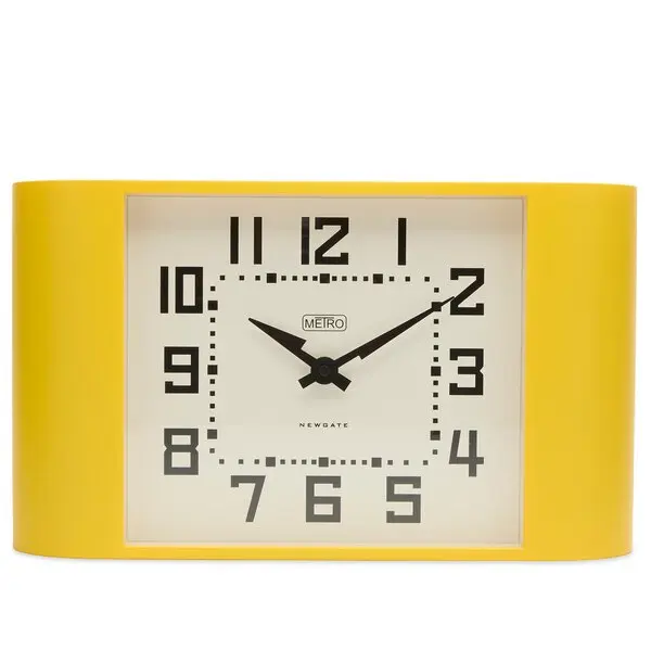 NEWGATE CLOCKS Metro Wall Clock - Yellow