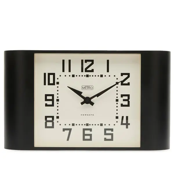 NEWGATE CLOCKS Metro Wall Clock - Black