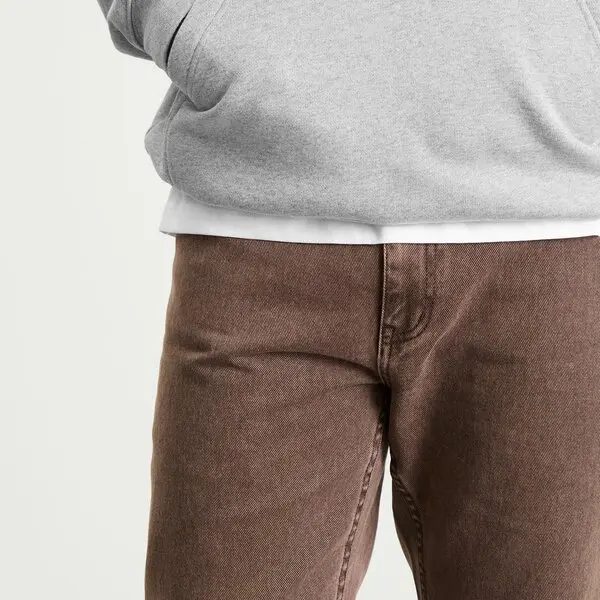 DIME Straight Denim Pants - Brown Washed