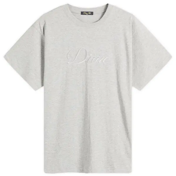 DIME Cursive T-shirt - Heather Grey