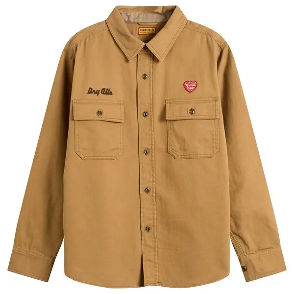 HUMAN MADE Work Shirt - Beige