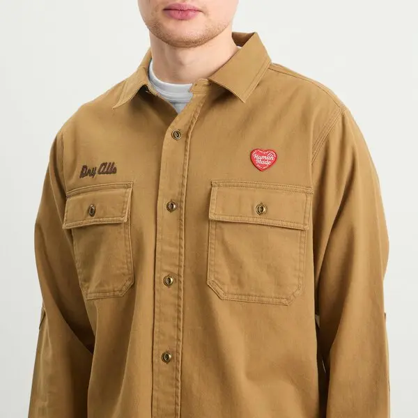 HUMAN MADE Work Shirt - Beige