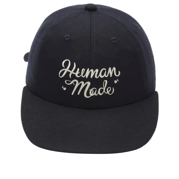 HUMAN MADE Wool 6-panel Cap - Navy