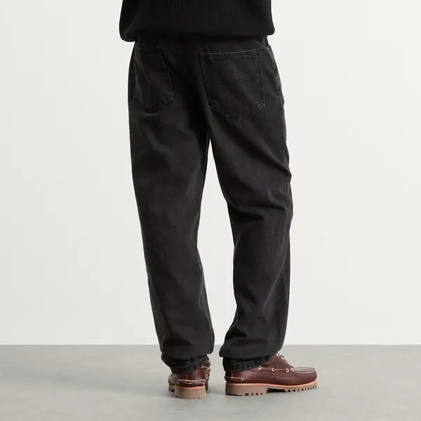 BUTTER GOODS Straight Leg Denim Jeans - Washed Black