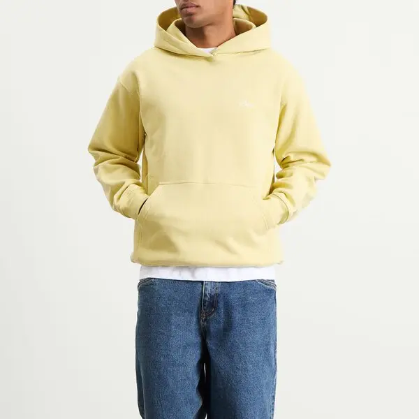 DIME Cursive Logo Hoodie - Cloud Cream