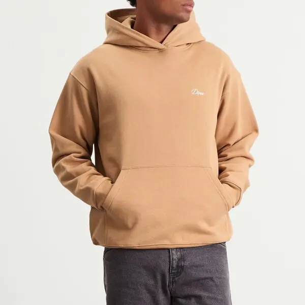 DIME Cursive Logo Hoodie - Hazelnut