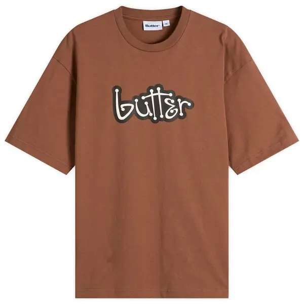 BUTTER GOODS Connection T-shirt - Brown