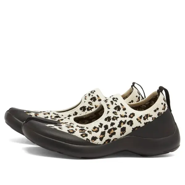 TABI FOOTWEAR Tabi Flat Sneaker - White Leopard